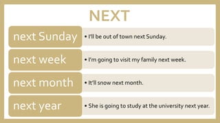 Future Time Words | PPT