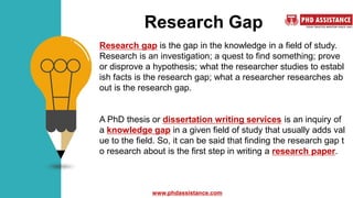 Potential Research Gaps in Medicine: Future Topics for PhD Researchers | PPT