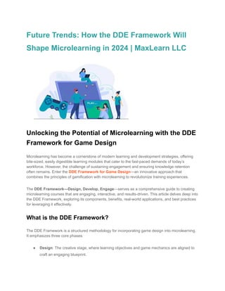 Future Trends_ How the DDE Framework Will Shape Microlearning in 2024 ...