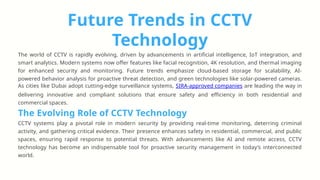 Future Trends in CCTV Technology Insights from Dubai’s SIRA-Approved ...
