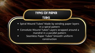 Premium Cardboard & Paper Tube | The Tube Packaging | PDF