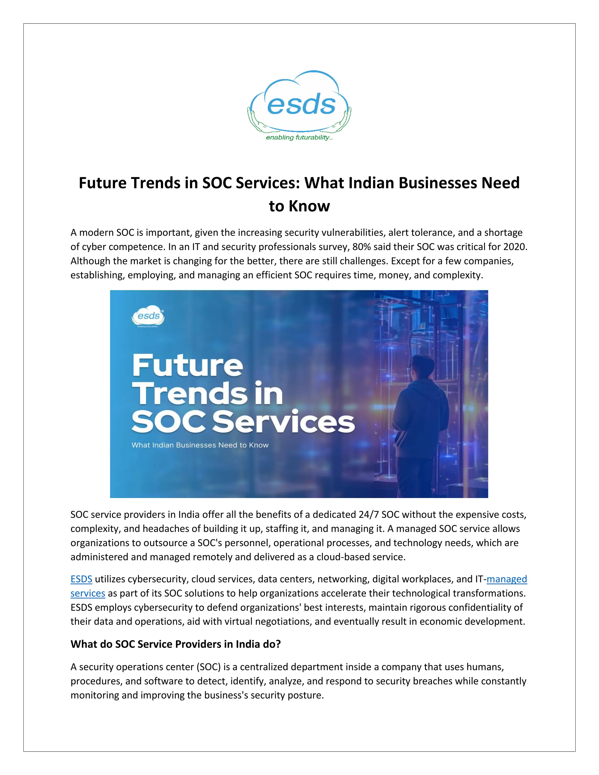 Future Trends in SOC Services What Indian Businesses Need to Know.pdf