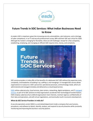 Future Trends in SOC Services What Indian Businesses Need to Know.pdf