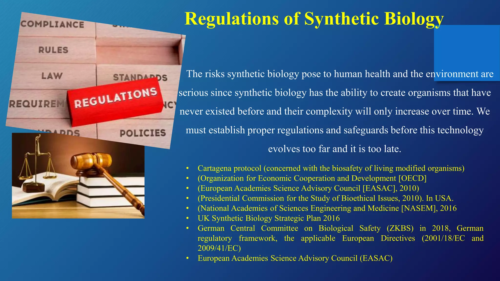 Future trends in synthetic biology | PPTX