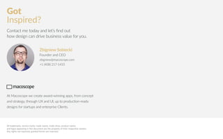 Future TV by Macoscope | PPT