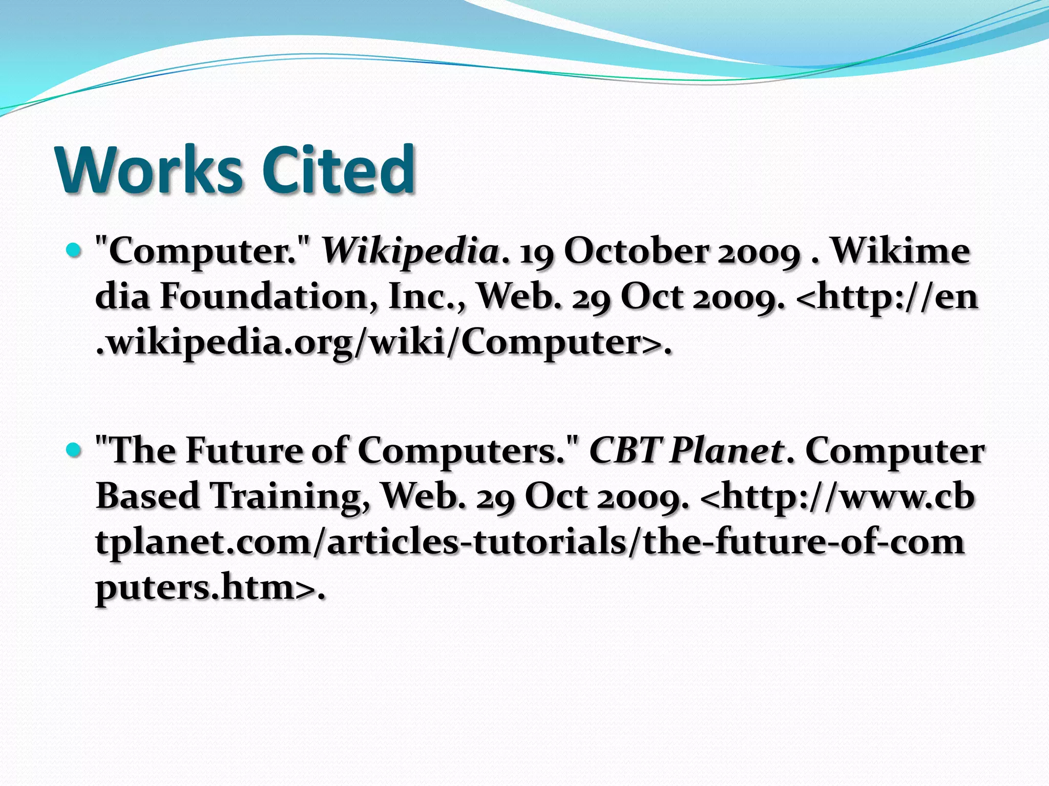 Future Uses Of Computers | PPTX | Robotics | Technology & Computing