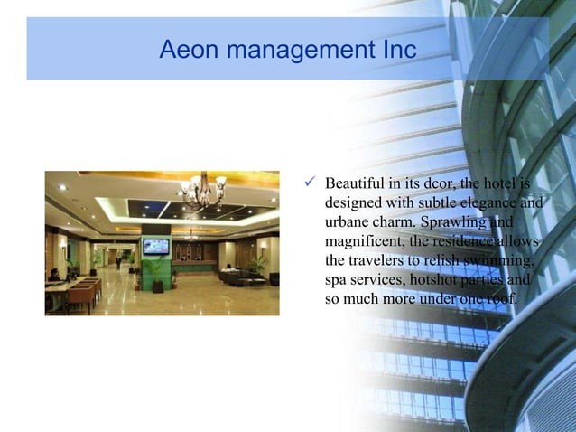 Aeon management Inc - Chennai | PPTX