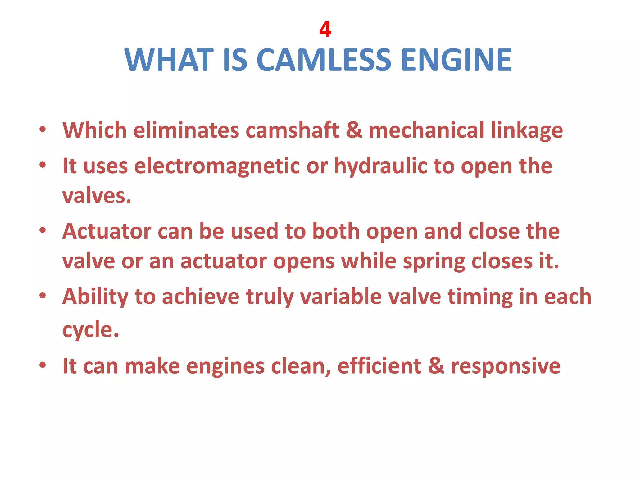 Future valve system in engine | PPTX