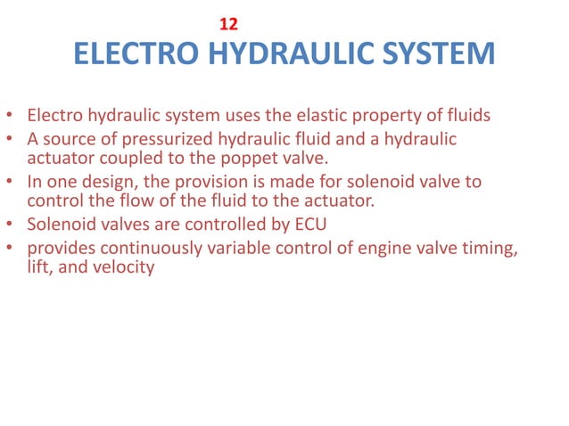Future valve trains in engines | PPT