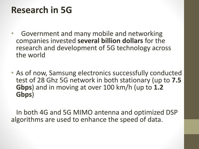 Future wireless technologies - after 2020 | PPTX | Internet of Things ...