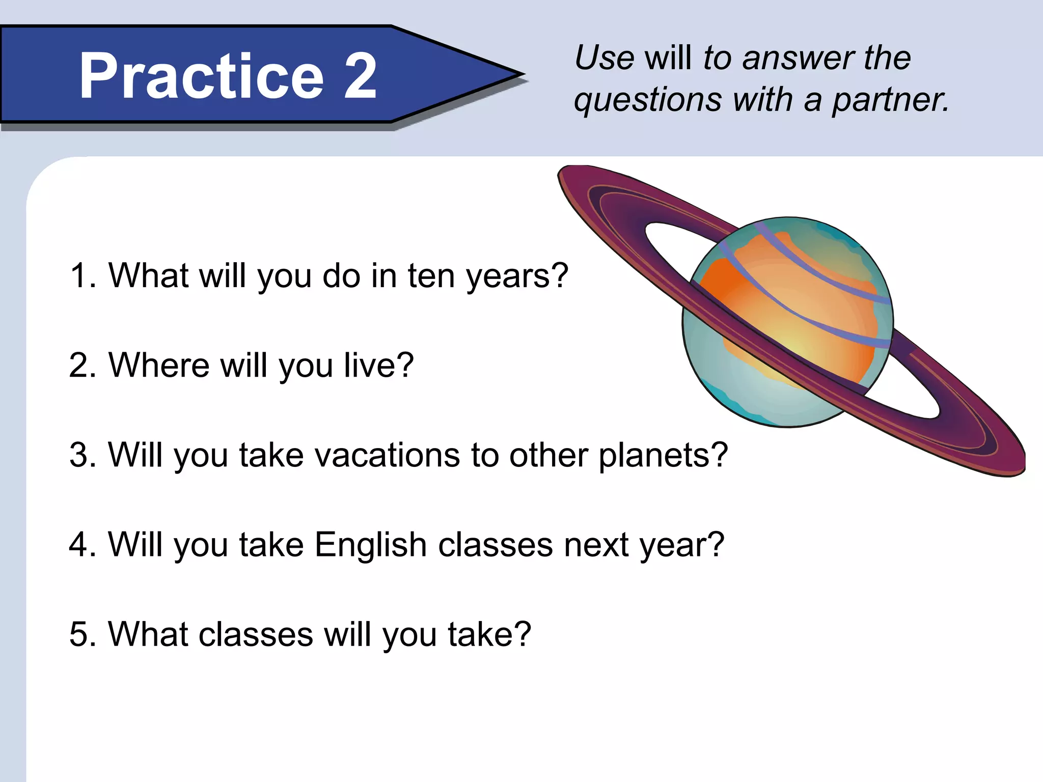 Future with will | PPT