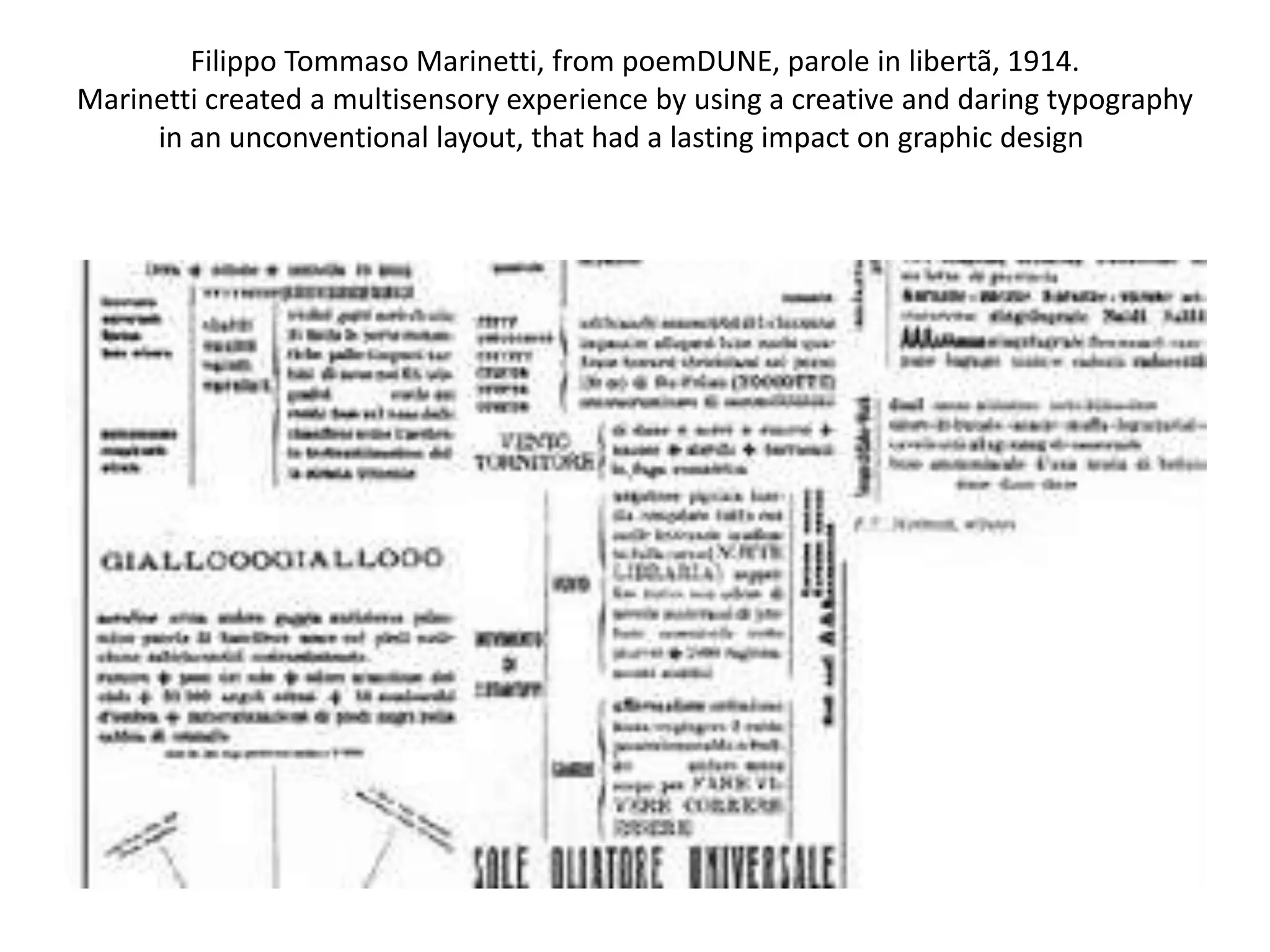 Futurism- History of Graphic Design | PPTX