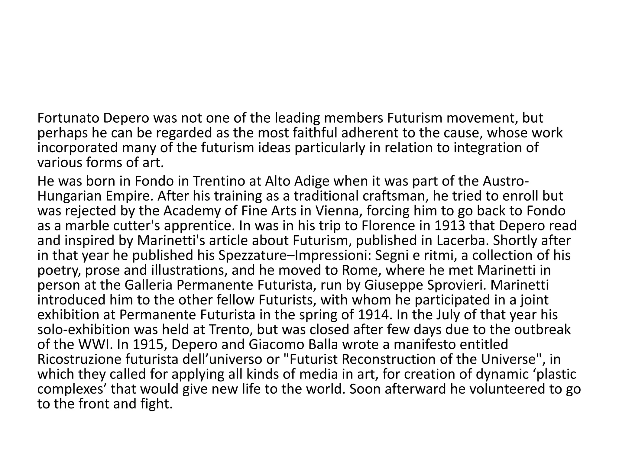 Futurism- History of Graphic Design | PPTX