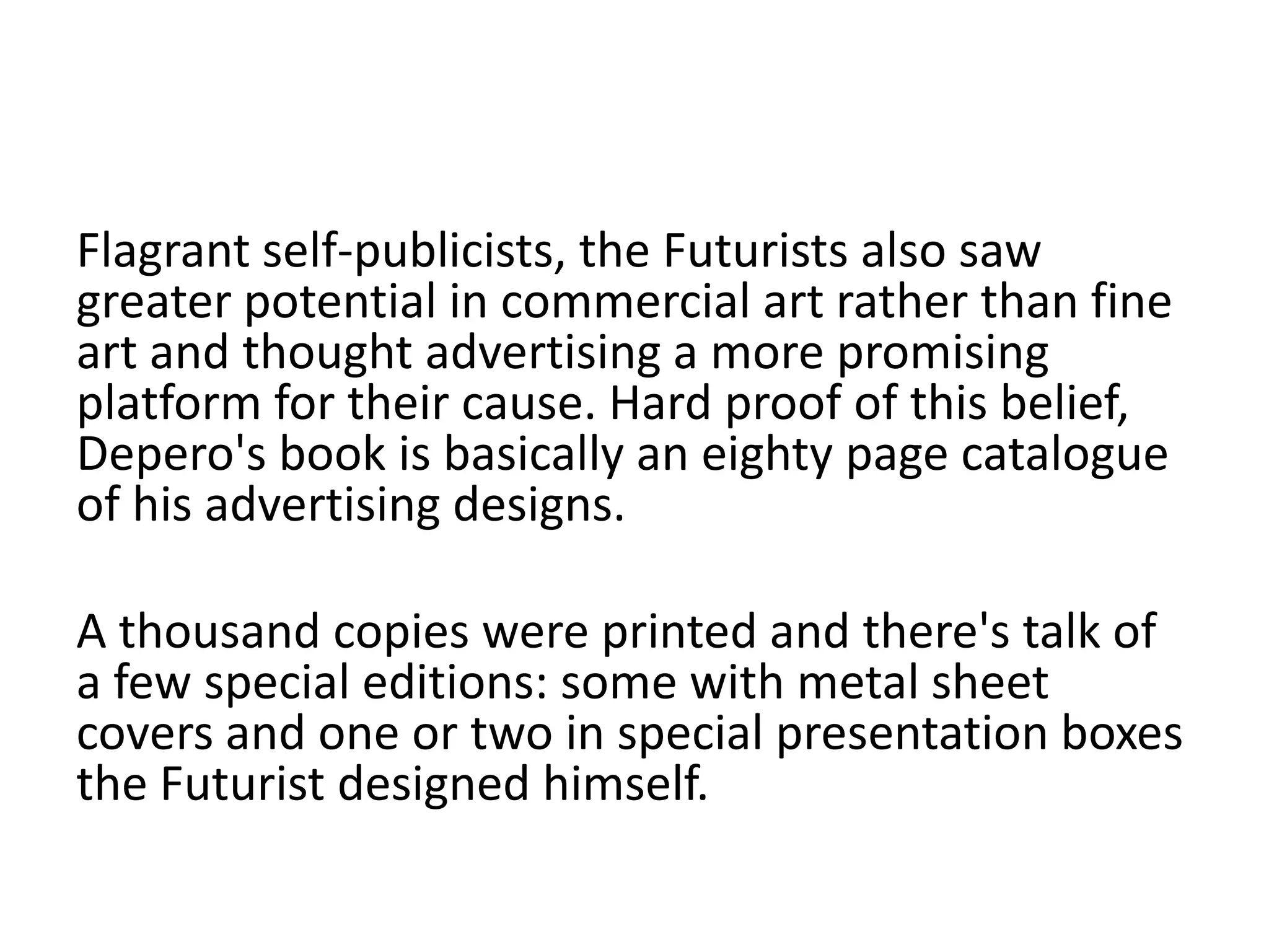 Futurism- History of Graphic Design | PPTX