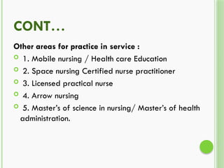 Shaping the Future of Clinical Nursing Practice | PPTX