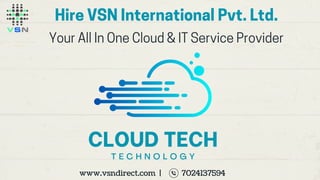 VSN International For Cloud & IT Services | PDF