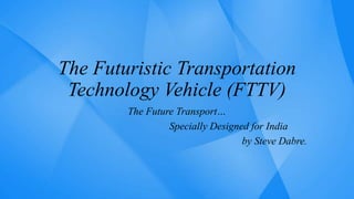 Futuristic transportation technology vehicle | PPSX