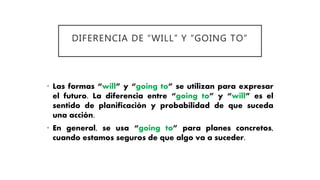 Future Tense- Futuro Con Will y Going To IIER | PPTX