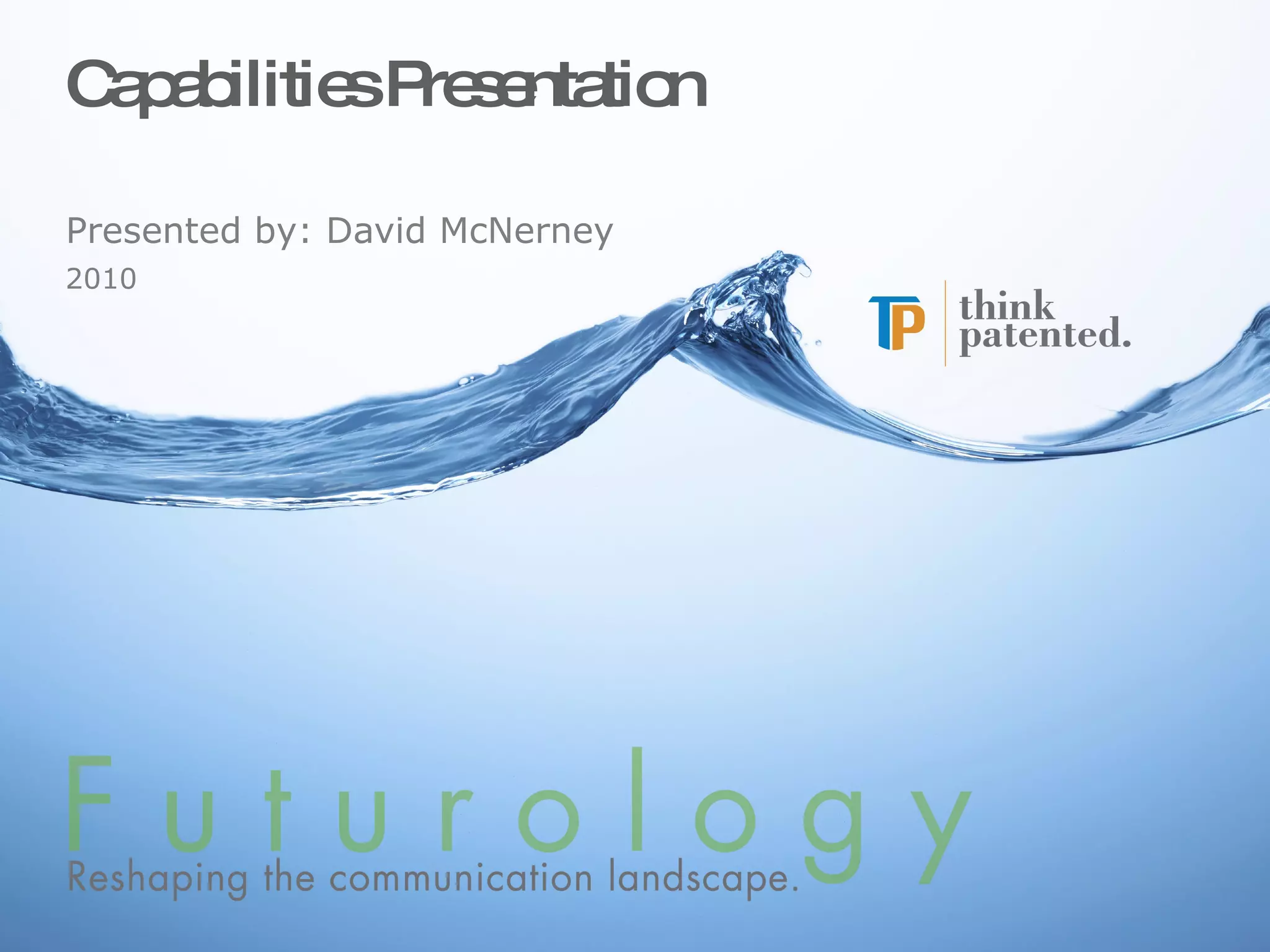 Futurology Capabilities | PPT