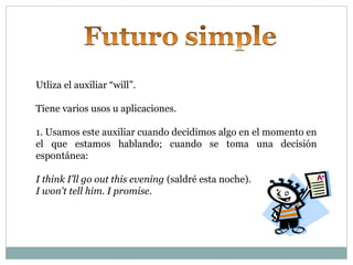 Futuro simple | PPT