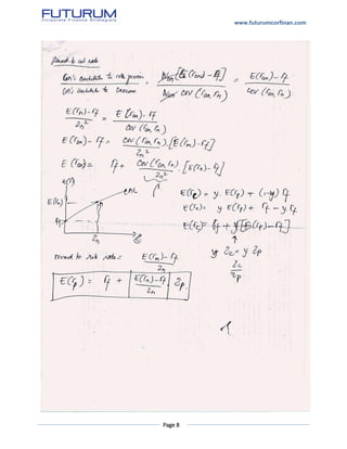 15 minute lesson - capm derivation | PDF