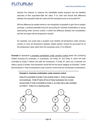 Common control transactions or business combinations under common ...