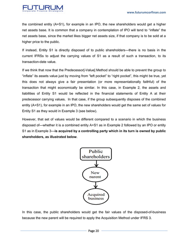 Common control transactions or business combinations under common ...
