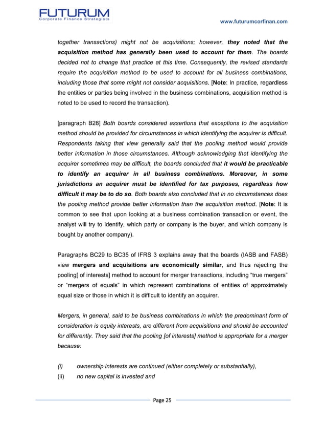 Common control transactions or business combinations under common ...