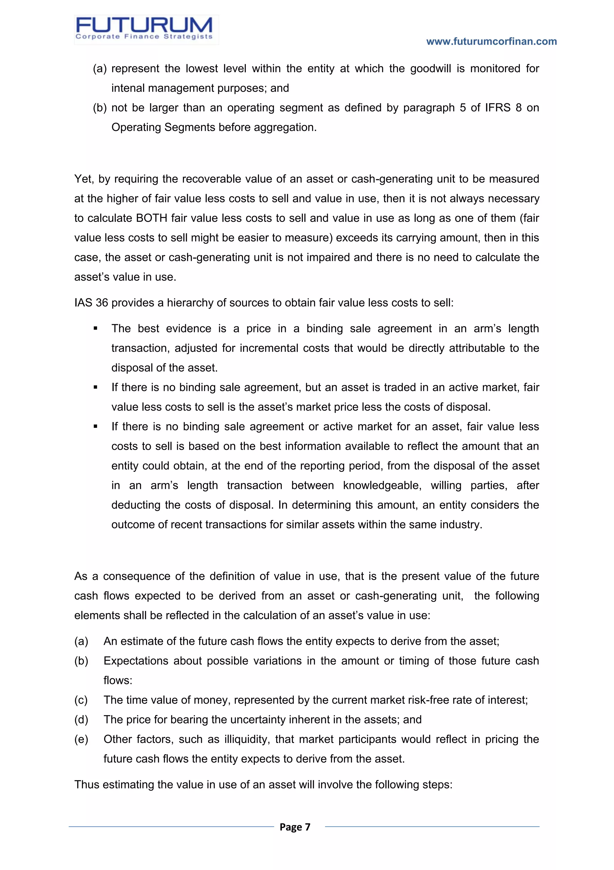 Impairment testing | PDF
