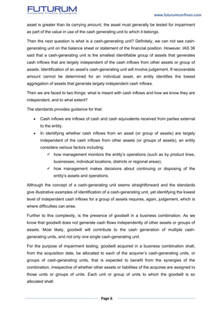 Impairment testing | PDF