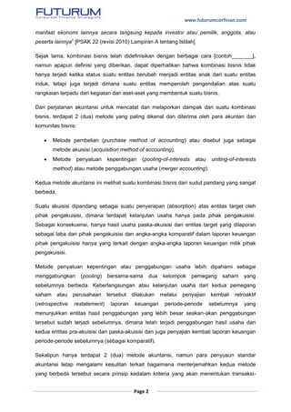 PSAK 22 (revisi 2010) - bab 1 pengantar | PDF