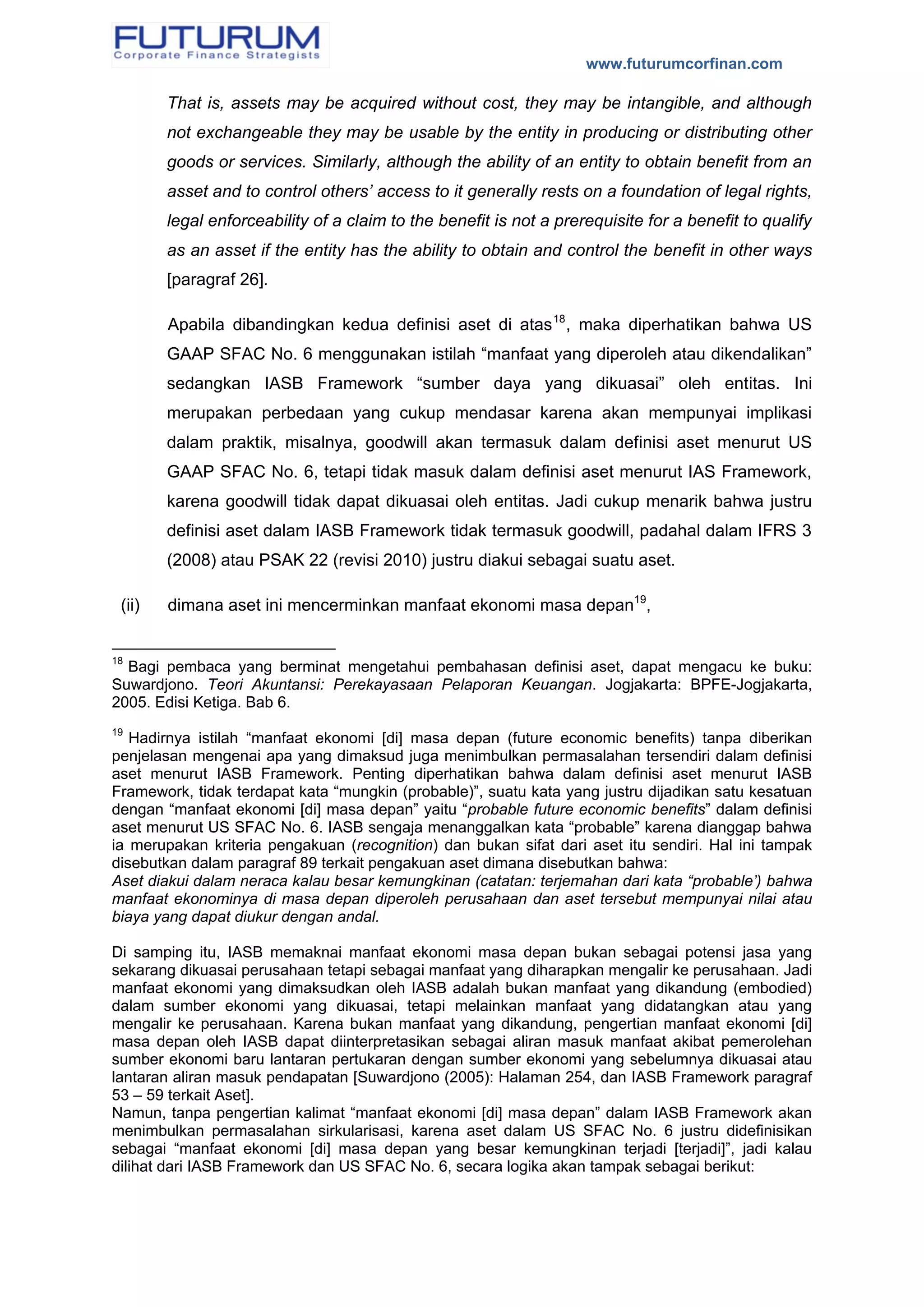 Psak 22 (revisi 2010) - bab 3 goodwill | PDF