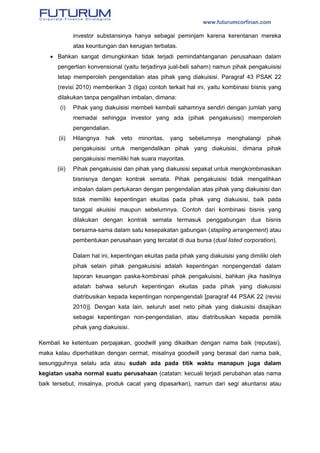 Psak 22 (revisi 2010) - bab 3 goodwill | PDF