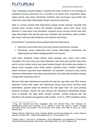 Psak 22 (revisi 2010) - bab 3 goodwill | PDF