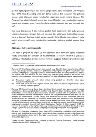 Psak 22 (revisi 2010) - bab 3 goodwill | PDF