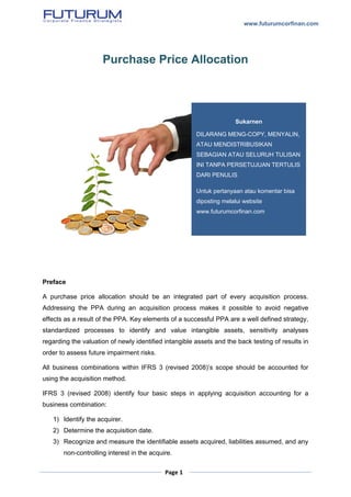 Purchase price allocation | PDF