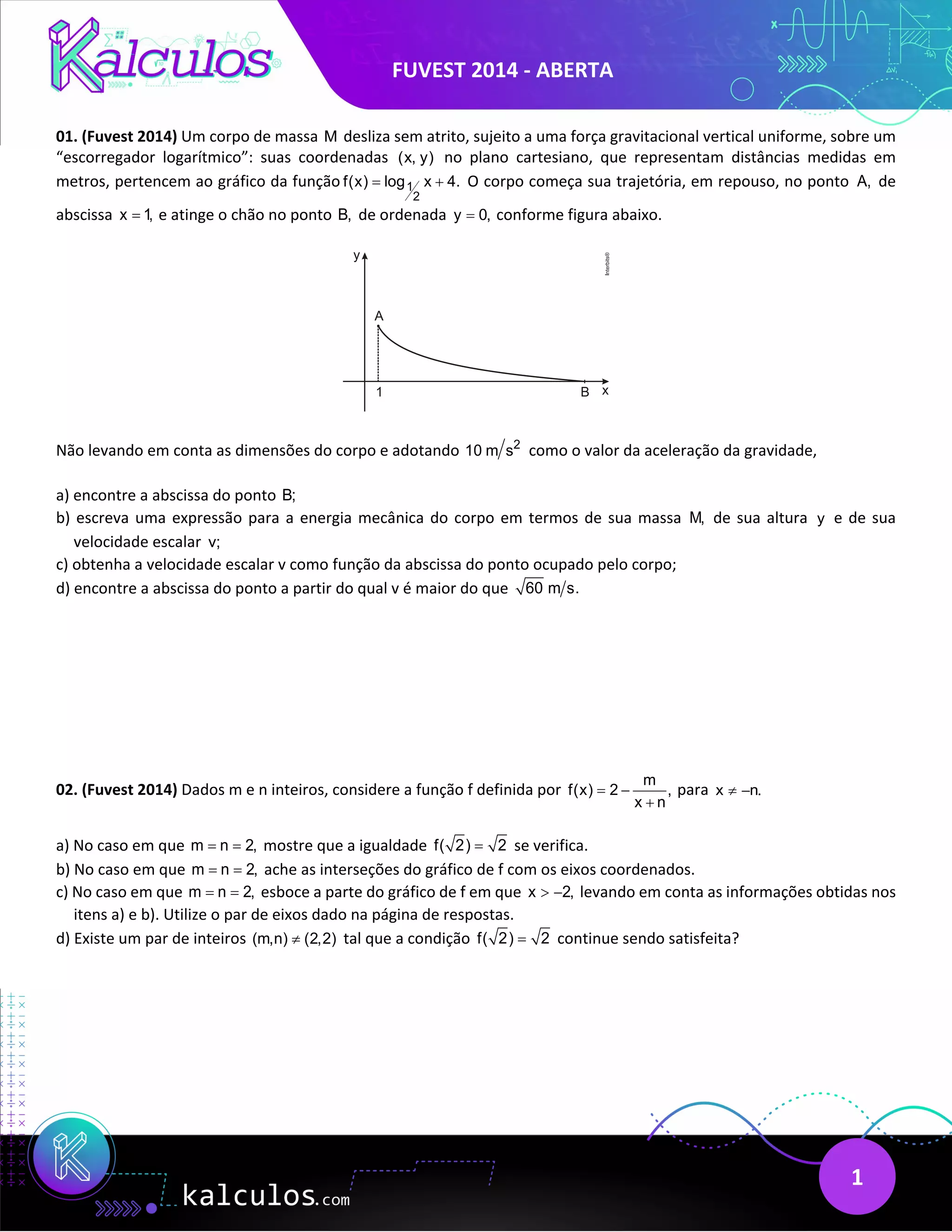 Fuvest 2014 - aberta | PDF