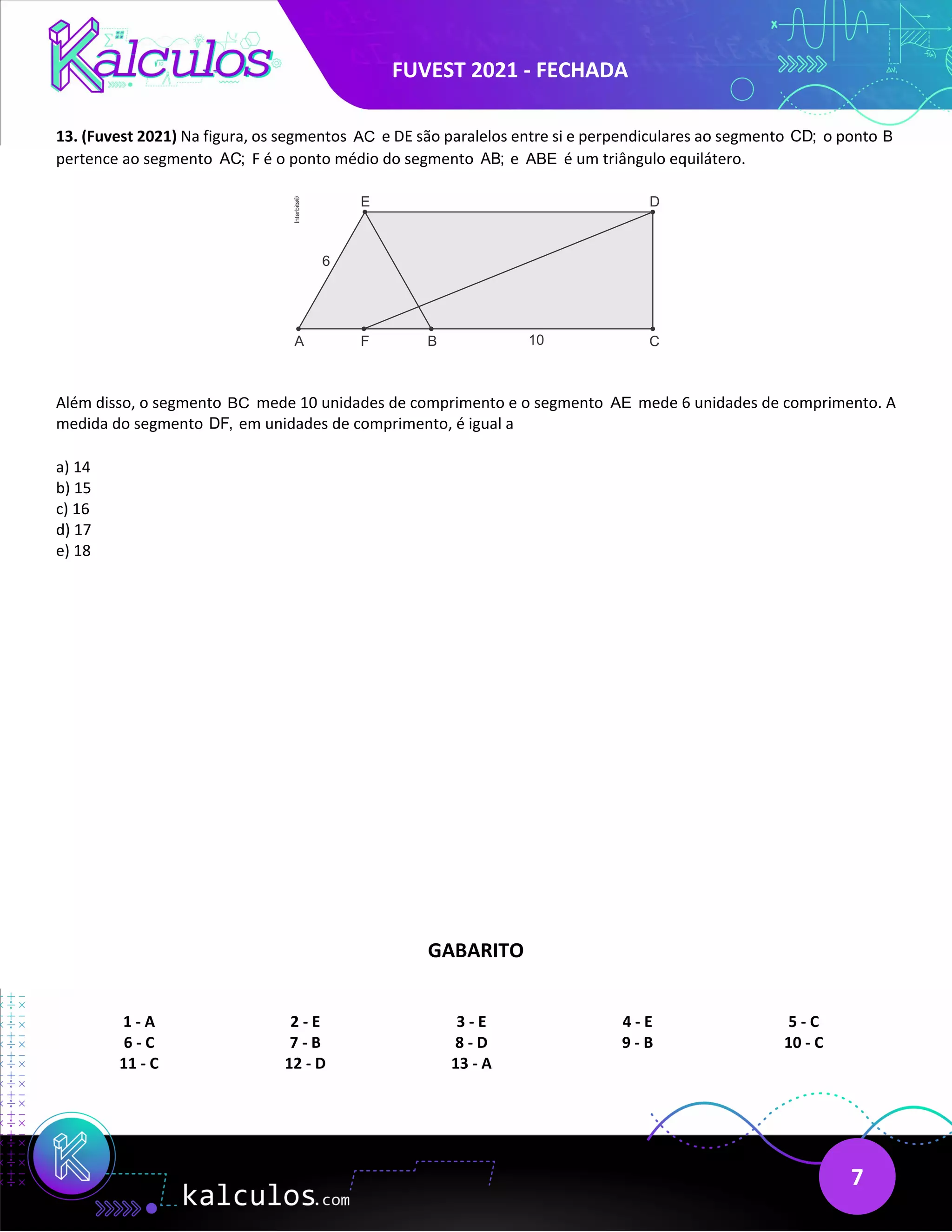Fuvest 2021 - fechada | PDF