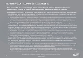 Industryhack - Future Watch case-kuvaus | PPT