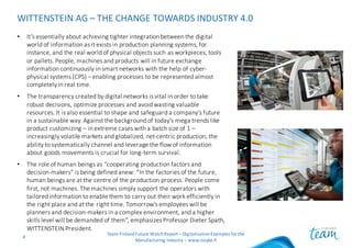 Wittenstein - Future Watch Case Study | PDF | Logistics | Business