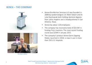 Xenex - Future Watch Case Study | PPT