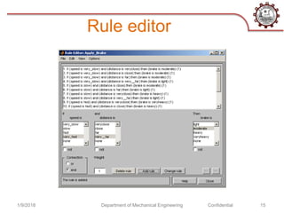 Fuzzy logic using matlab | PPTX
