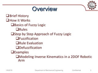 Fuzzy logic using matlab | PPTX