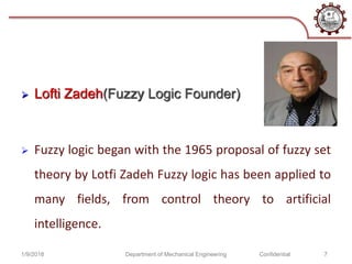 Fuzzy logic using matlab | PPTX