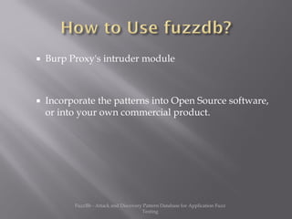 Fuzz DB | PDF