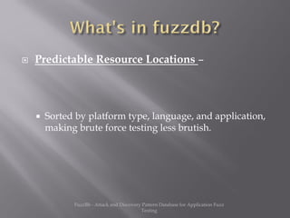 Fuzz DB | PDF