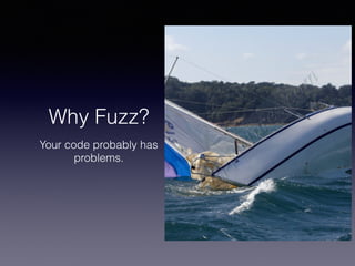 Fuzzing with Go-Fuzz | PDF