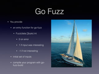 Fuzzing with Go-Fuzz | PDF