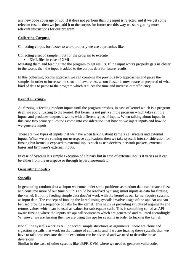 Fuzzing Linux Kernel | PDF