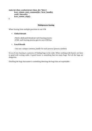 Fuzzing Linux Kernel | PDF